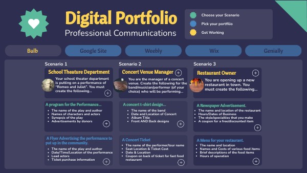 Digital Portfolio - Prof Com