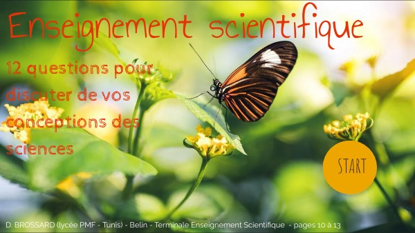 Bienvenue en sciences