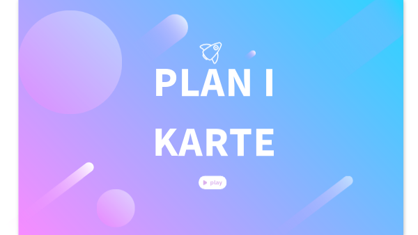Plan grada i zemljopisne karte
