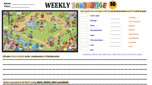 Weekly challenge 10 native like story | Genially