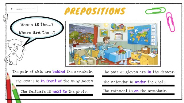 prepositions | Genially