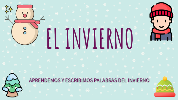 VOCABULARIO DEL INVIERNO