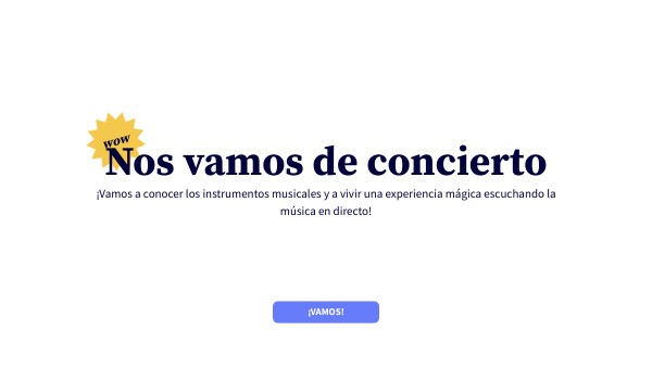 NOS VAMOS DE CONCIERTO | Genially