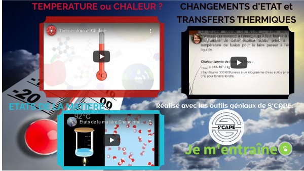 Température et chaleur | Genially