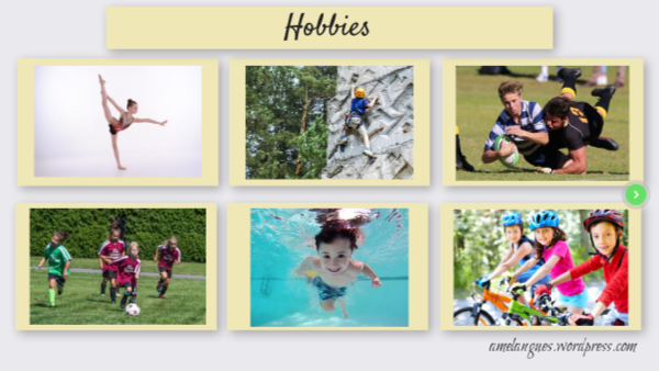 hobbies | Genially
