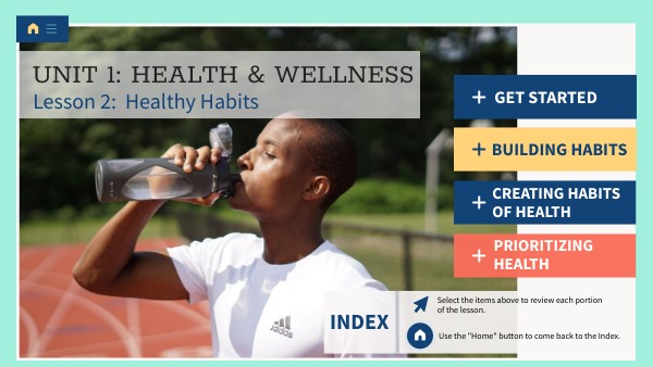 Unit 1 Lesson 2: Forming Healthy Habits | Genially