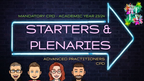 Starters and Plenaries - CPD 23/24 | Genially