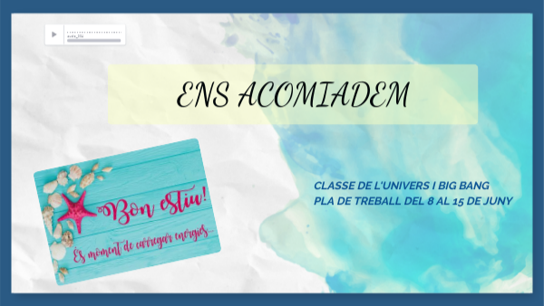 Ens acomiadem! | Genially