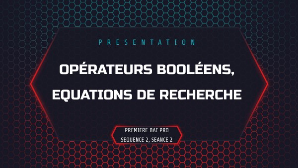 [BP]Découvrir les opérateurs booléens et les équations de recherche ...