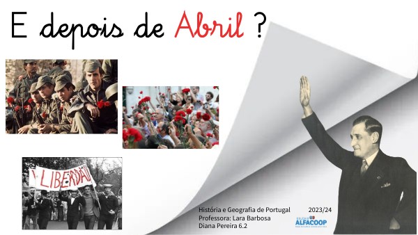 E depois de Abril? | Genially