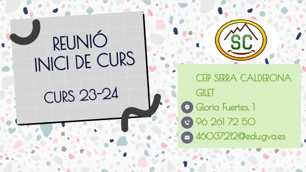 EDITABLE REUNIÓ INICI DE CURS | Genially