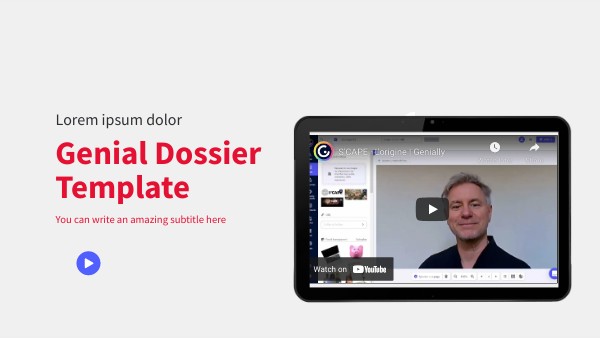 GENIAL DOSSIER | Genially