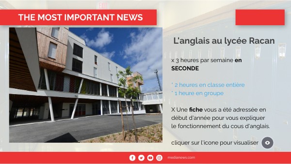 ANGLAIS SECONDES | Genially