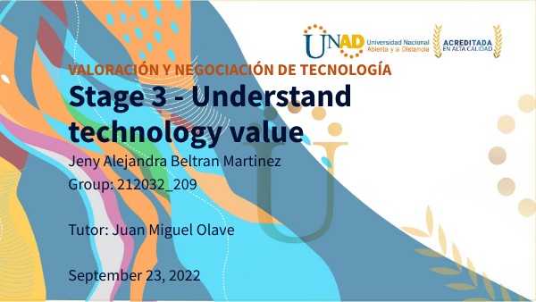 Stage 3 - Understand technology value | Genially