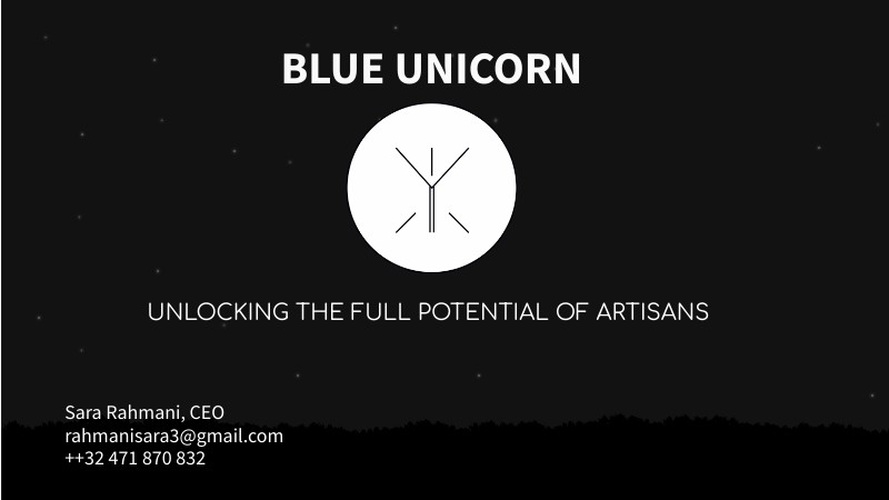 PITCH - BLUE UNICORN | Genially