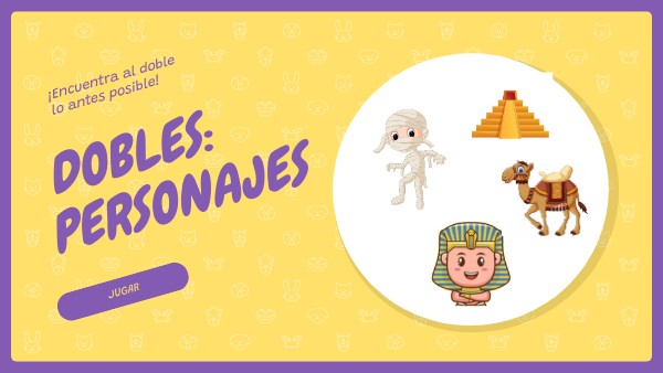 JUEGO DOBLES ANIMALES