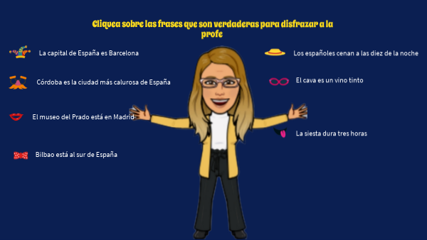 ¡Disfraza a la profe! | Genially