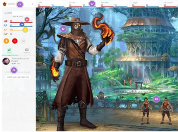 IHR Classcraft screen