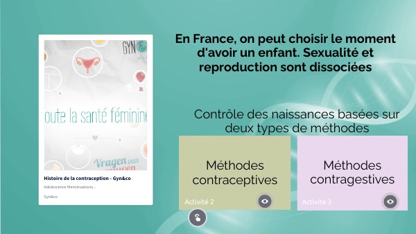 Contraception - 2nde | Genially