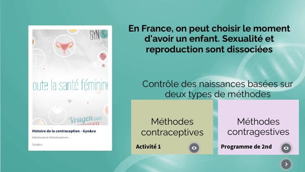 4e - Contraception | Genially