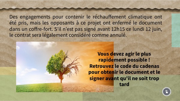 escape game 4A - équipe bleue | Genially