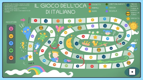Gioco dell'oca di italiano