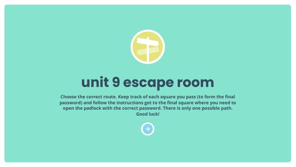 u9 escape room | Genially