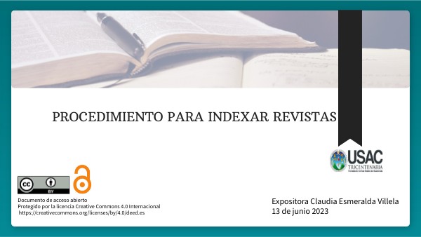 Procedimiento para indexar revistas