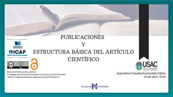 estructura básica del artículo TALLER DIGED