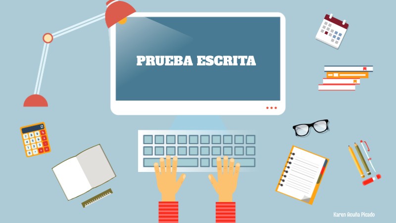 PRUEBA ESCRITA | Genially