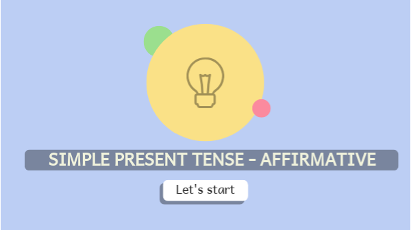 SIMPLE PRESENT TENSE - AFFIRMATIVE | Genially