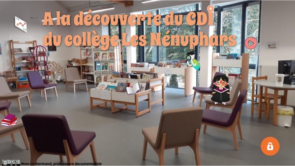 G2 - A la découverte du CDI du collège Les Nénuphars | Genially