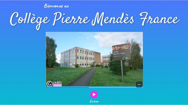 Bienvenue au collège Pierre Mendes France