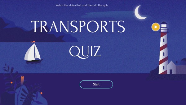 Transportation quiz | Genially