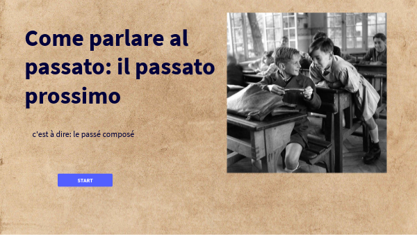 Passato prossimo | Genially