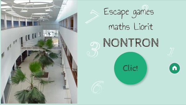 ESCAPE GAME MATH NONTRON | Genially
