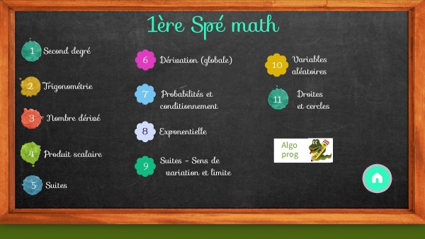 1ère Spé math
