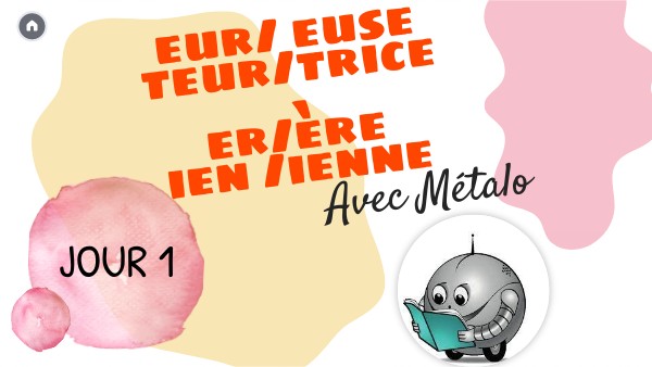 les lettres eur euse teur trice ... | Genially
