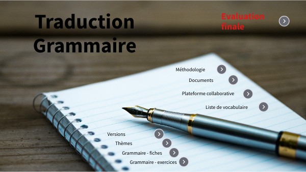 LEA 1 traduction grammaire