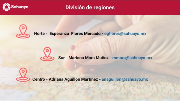 División de regiones