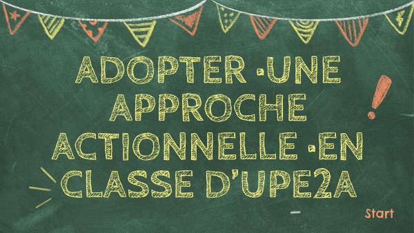 L'APPROCHE ACTIONNELLE