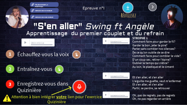 Projet vocal TraAm | Genially