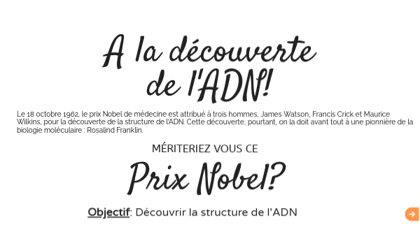 structure de l'ADN | Genially