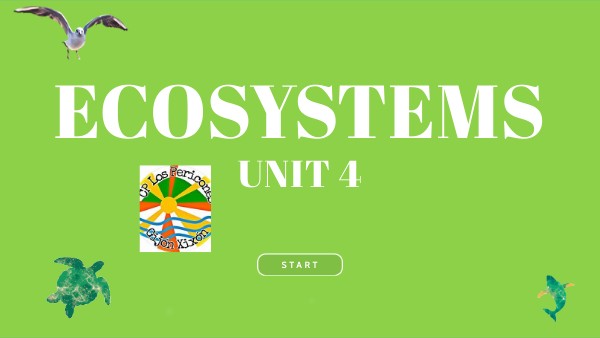 Ecosystems. Unit 4 | Genially