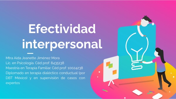 Efectividad interpersonal
