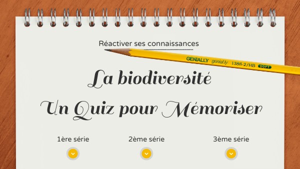 3ème Biodiv QUIZ