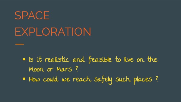 Space exploration and sciences | Genially