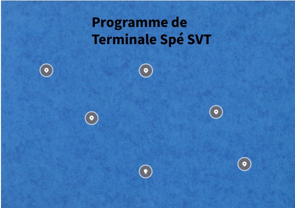 Programme de Terminale spé SVT | Genially