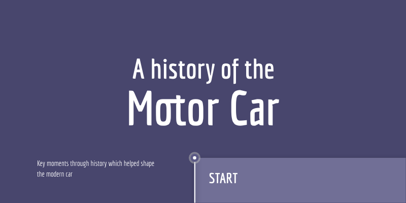 A history of the Motor Car