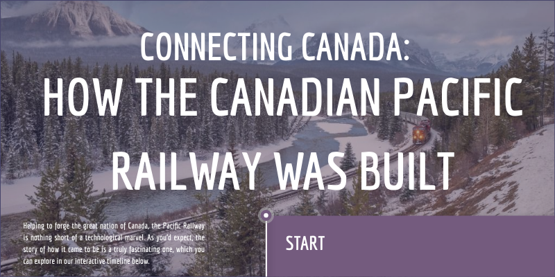 How the Canadian Pacific Railway Was Built Timeline | Genially